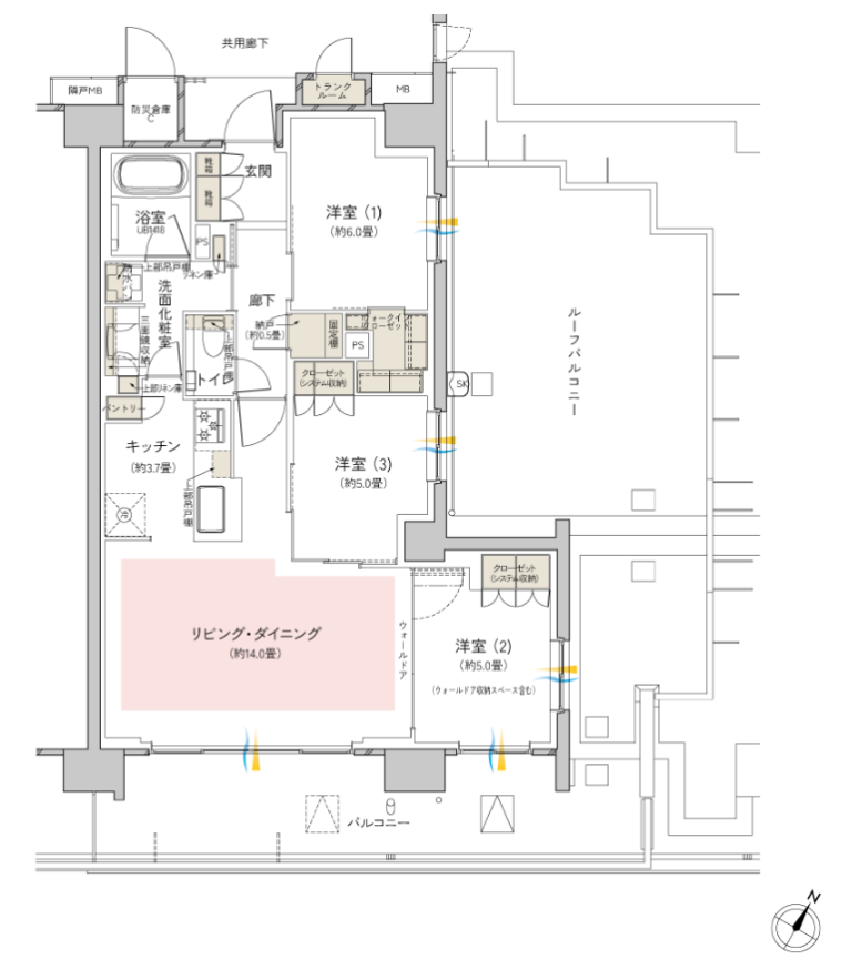 プラウド京急蒲田 予定価格と間取り 珍しい駅東側の3LDK | マンションマニアの住まいカウンター