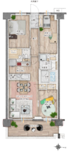 レーベン東川口 ZEFEEL 予定価格と間取り 駅徒歩10分ながら高台立地 | マンションマニアの住まいカウンター